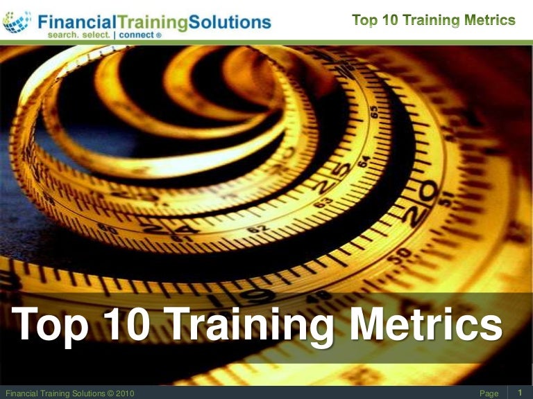 Top 10 Training Metrics