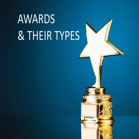 Top 10 types of awards in 2018 | PPTX