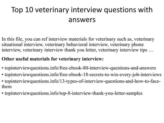 Top 10 vetting interview questions with answers | PPTX