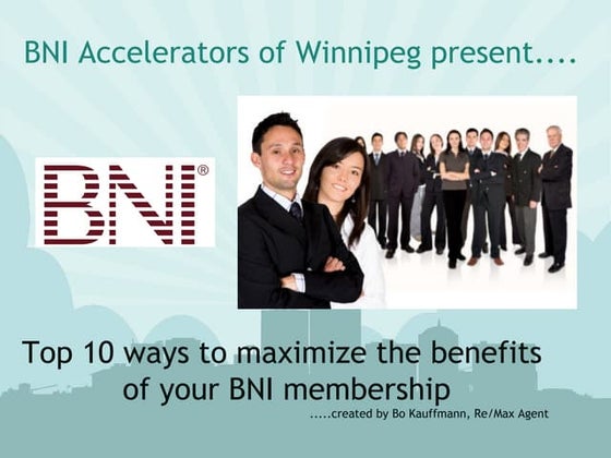 BNI Feature Presentation (10 minute presentation) | PPTX