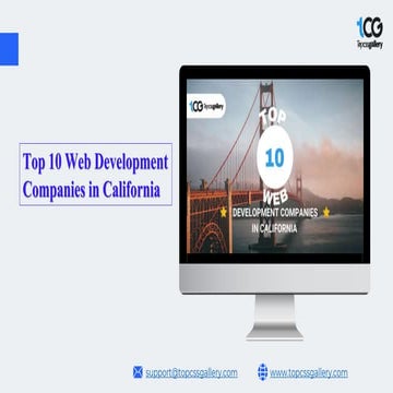 Top 10 Web Development Companies in California | PPT