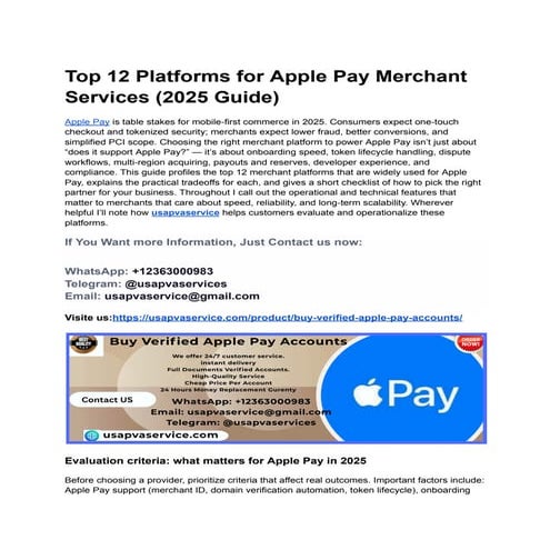 Top 12 Platforms for Apple Pay Merchant Services (2025 Guide) (1).pdf
