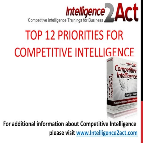 Competitive intelligence | PDF