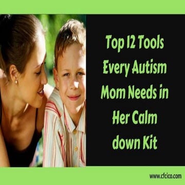 Top 12 Tools Every Autism Mom Needs in Her Calm down Kit | Consultants ...