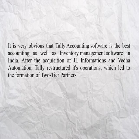 Top 13 Master Tally Partners | PDF