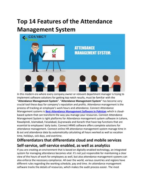Task Tracker: Simplify Attendance Management System | PPTX
