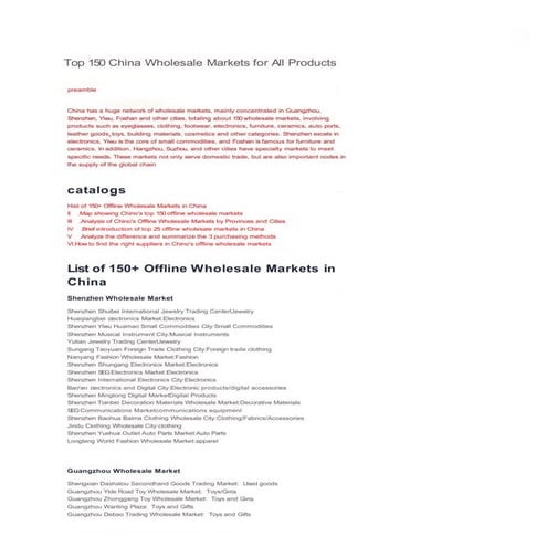 Top 150 China Wholesale Markets for All Products.pdf