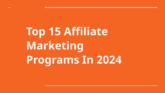 Top 10 Profitable Affiliate Marketing Niches For 2024.pptx