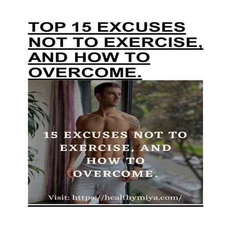 Top 15 excuses not to exercise | DOCX