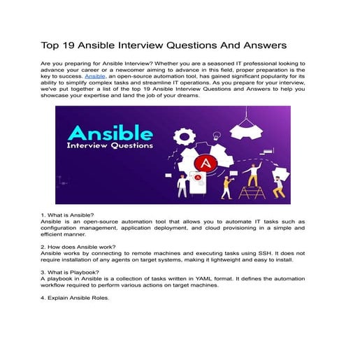 Top 19 Ansible Interview Questions And Answers.pdf
