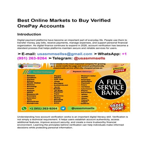 2026 Best Guide to Buying Verified OnePay Accounts.pdf