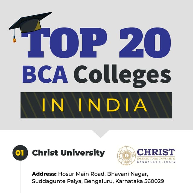 TOP 20 BCA Colleges in India (2019 Updated) | PDF