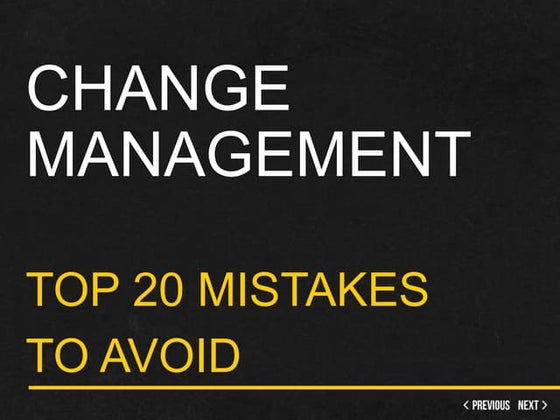 Infographic: Seven basic change management questions to consider | PDF