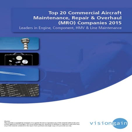 Top 20 commercial aircraft maintenance, repair & overhaul (mro ...