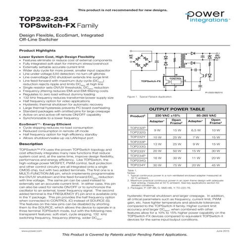 Original Power Supply IC TOP233YN TOP233Y TOP233 TO-220-7 New Power ...