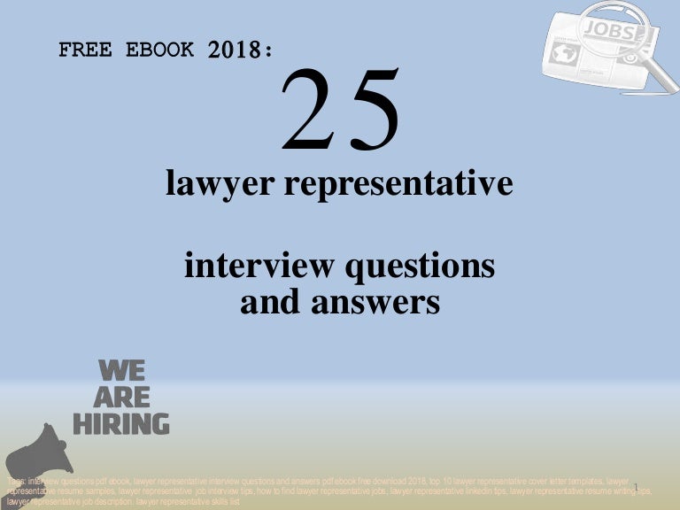 Top 25 Lawyer Representative Interview Questions And Answers Pdf Eboo top-25-lawyer-representative-interview-questions-and-answers-pdf-eboo