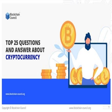 Top 25 Questions And Answer About Cryptocurrency | PPT
