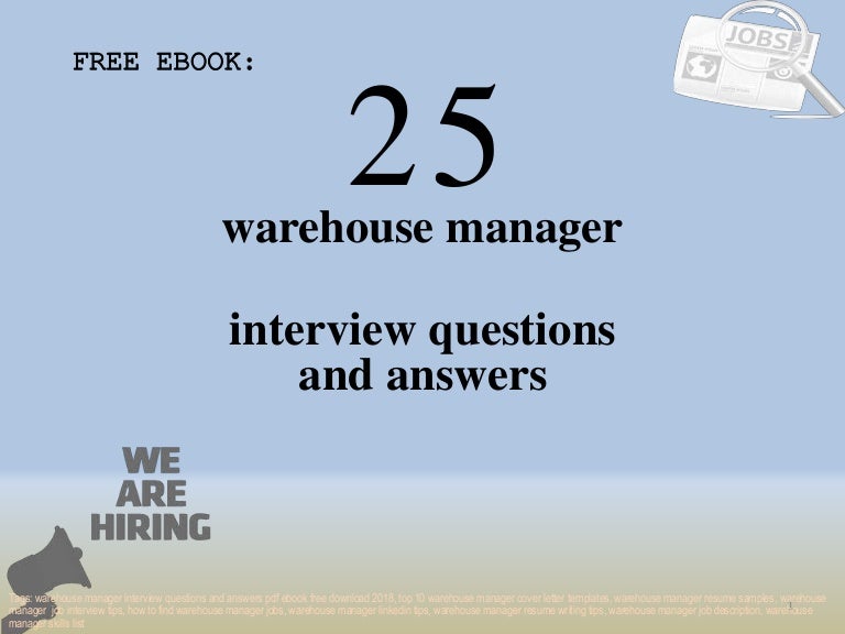 Top 25 Warehouse Manager Interview Questions And Answers Pdf Ebook Fr top-25-warehouse-manager-interview-questions-and-answers-pdf-ebook-fr