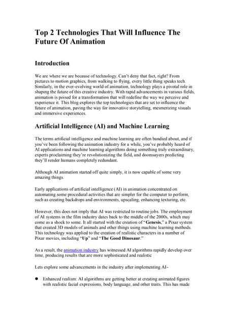 Impact of Artificial Intelligence in animation.pptx