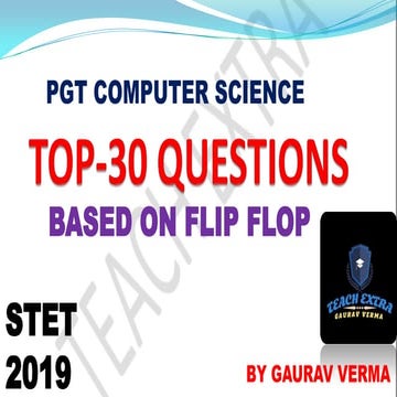 Flipflop interview questions with answer | PDF