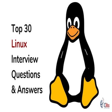 Top 30 Linux Interview Questions And Answers Ppt
