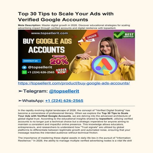 Top 30 Tips to Scale Your Ads with Verified Google Accounts.docx