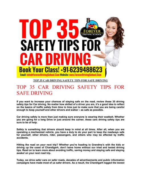 Safe Driving | PPT
