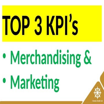 Top 3 KPIs - Merchandising & Marketing.pptx