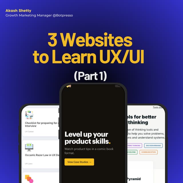 Top 3 websites to learn UX/UI (part 1) | PDF Top 3 websites to learn UX/UI (part 1) | PDF
