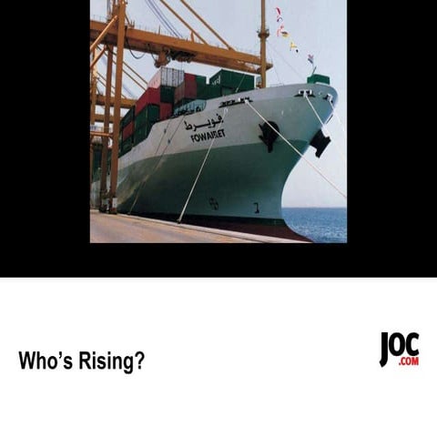 Top 40 Container Carriers for U.S. Exports | PPTX