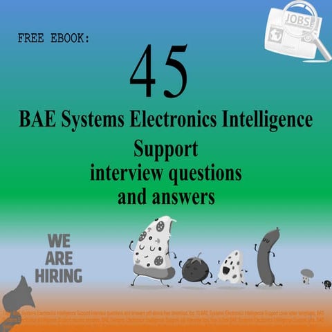 Top 45 bae systems electronics intelligence support interview questions ...
