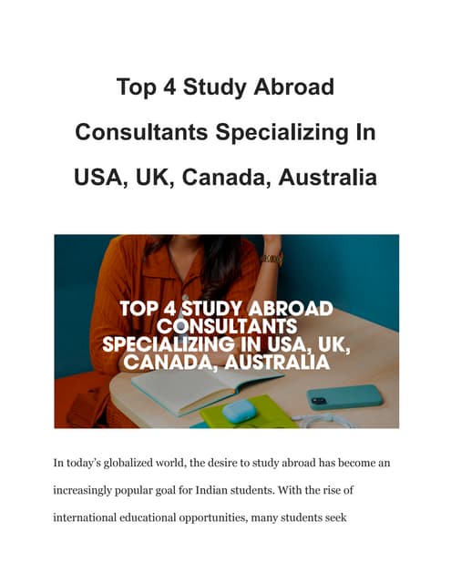 Abroad Education | PPT