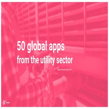 Top 50 global apps from the utility sector | PPT