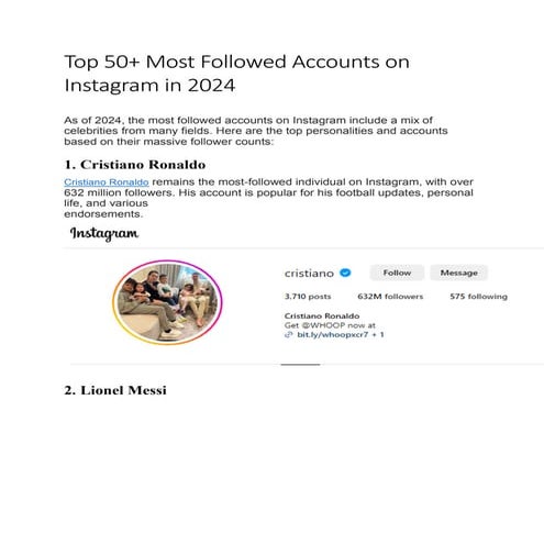 Top 50+ Most Followed Accounts on Instagram in 2024.pdf