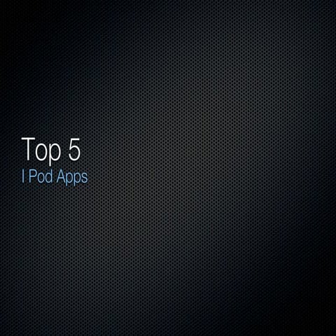 Top 5 apps | KEY