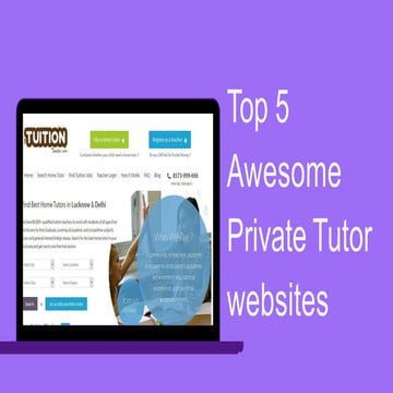 Top 5 awesome private tutor websites | PPT