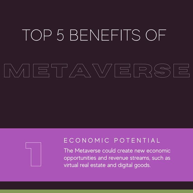 Top 5 Benefits of Metaverse | PDF