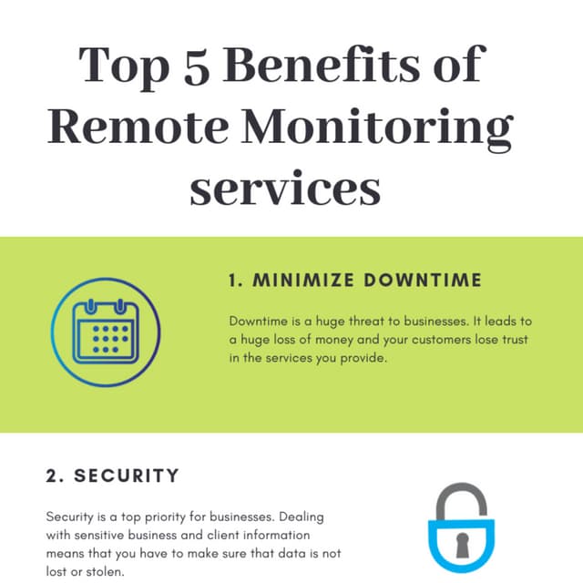 Top 5 benefits of remote monitoring services | PDF