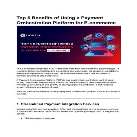 Top 5 Benefits of Using a Payment Orchestration Platform for E-commerce.pdf