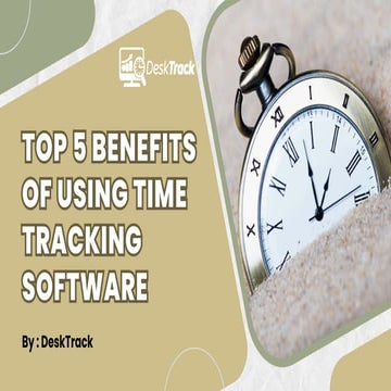 Top 5 Benefits of Using Time Tracking Software | Boost Productivity ...