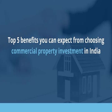 Top 5 benefits you can expect from choosing commercial property ...