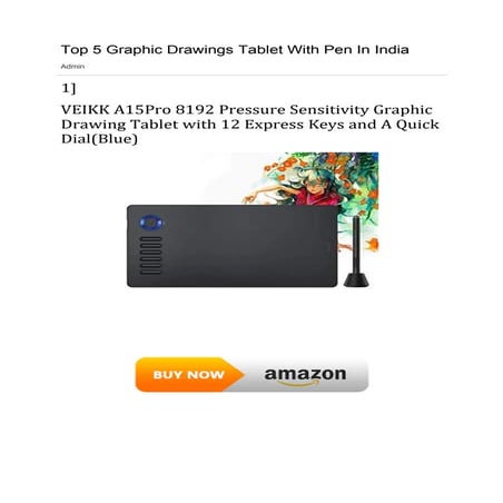 Top 5 best graphic drawing tablet with pen | PDF | Drawing and ...