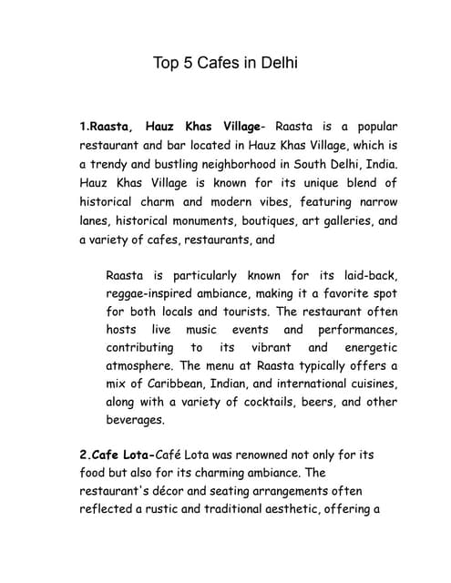 Discover Authentic Flavors: Indian Restaurant Guide | PDF