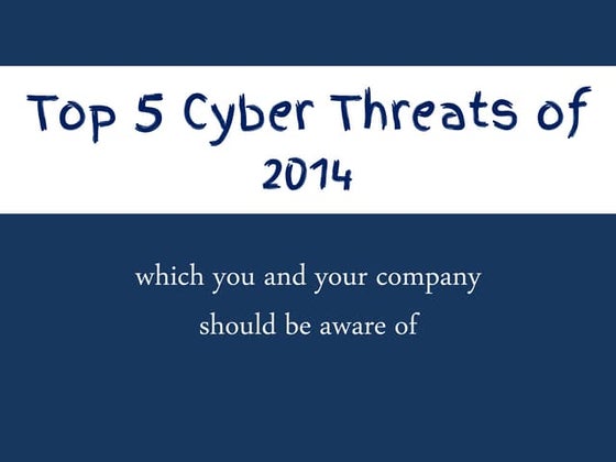 Cyber threats | PPTX