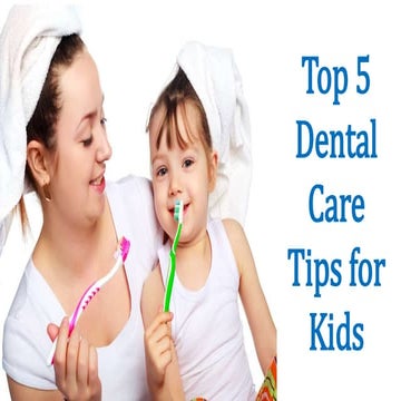 Dental Health Presentation: For Kids | PDF