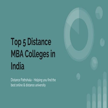 Top 5 Distance MBA Colleges in India (1).pptx