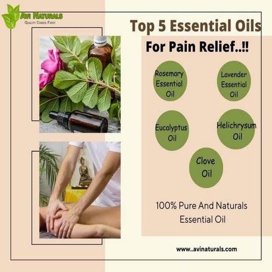 Top 5 Essential Oils For Pain Relief Avi Naturals.pdf
