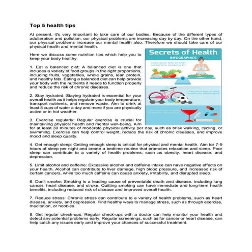 Top 5 healh tips.pdf