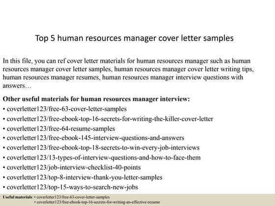Top 5 procurement specialist cover letter samples | PPT