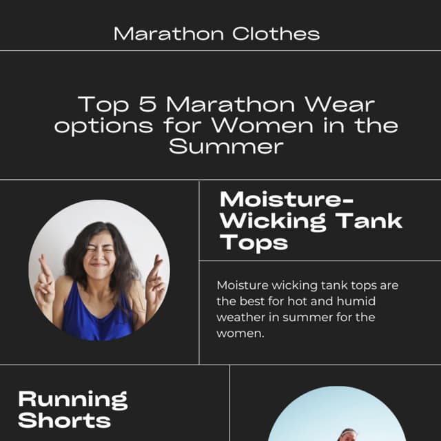 Top 5 Marathon Wear Options for Women in the Summer. | PDF